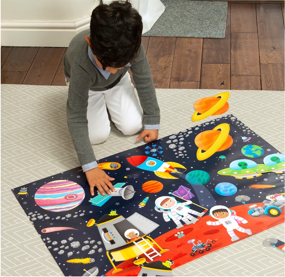 BrightKidz Educational Toys - Giant Floor Puzzle - Space